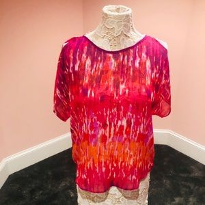 Express | Tops | Cold Shoulder Sheer Summer Top | Poshmark
